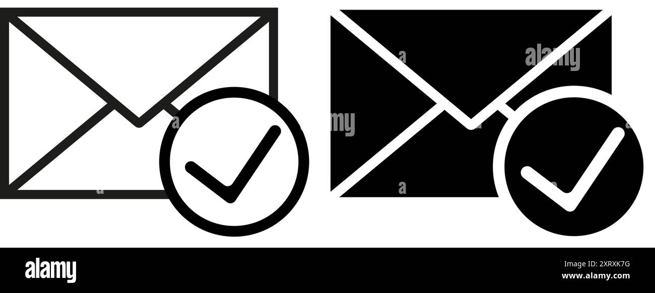 Mail icon. Envelope sign. Vector Illustration. Email icon. Letter icon. Email notification ...