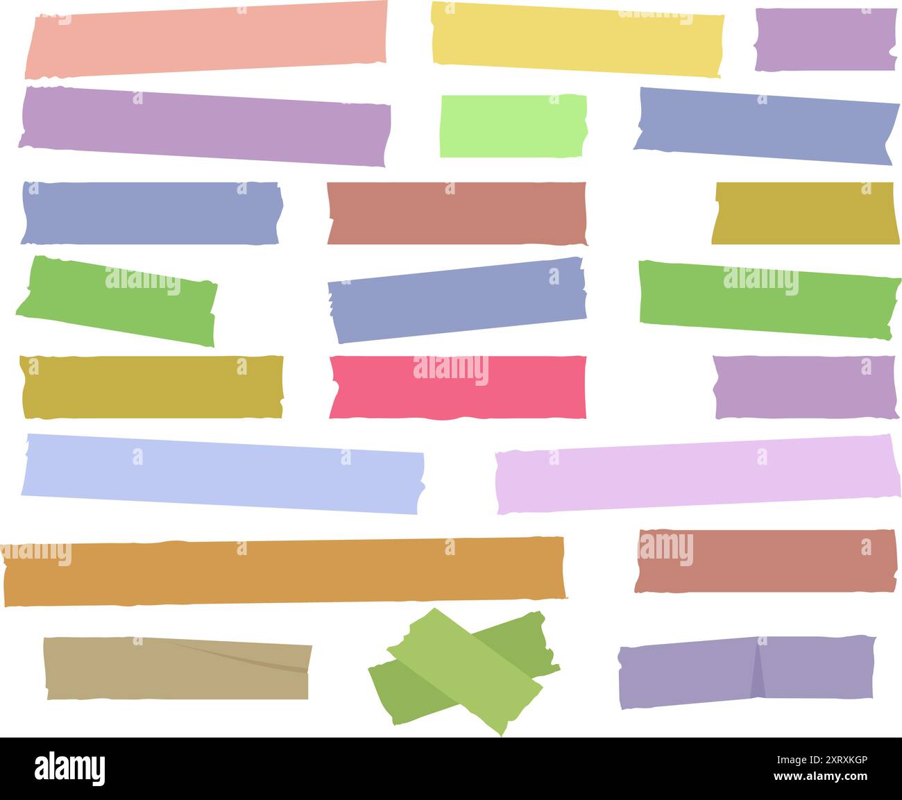 Pink torn paper strips Stock Vector Images - Alamy