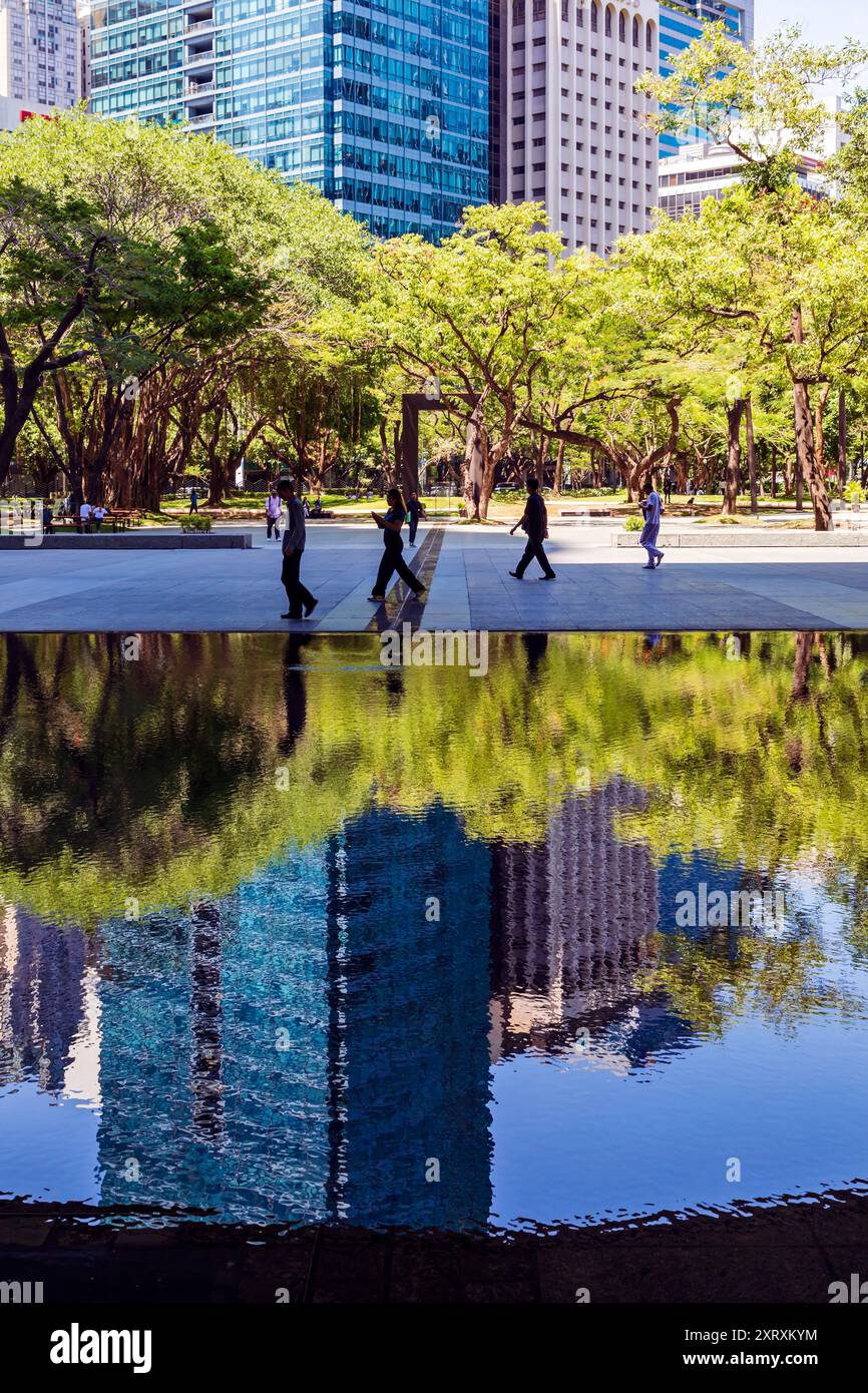 Makati city landscape, buildings, architecture and skyline, Manila ...
