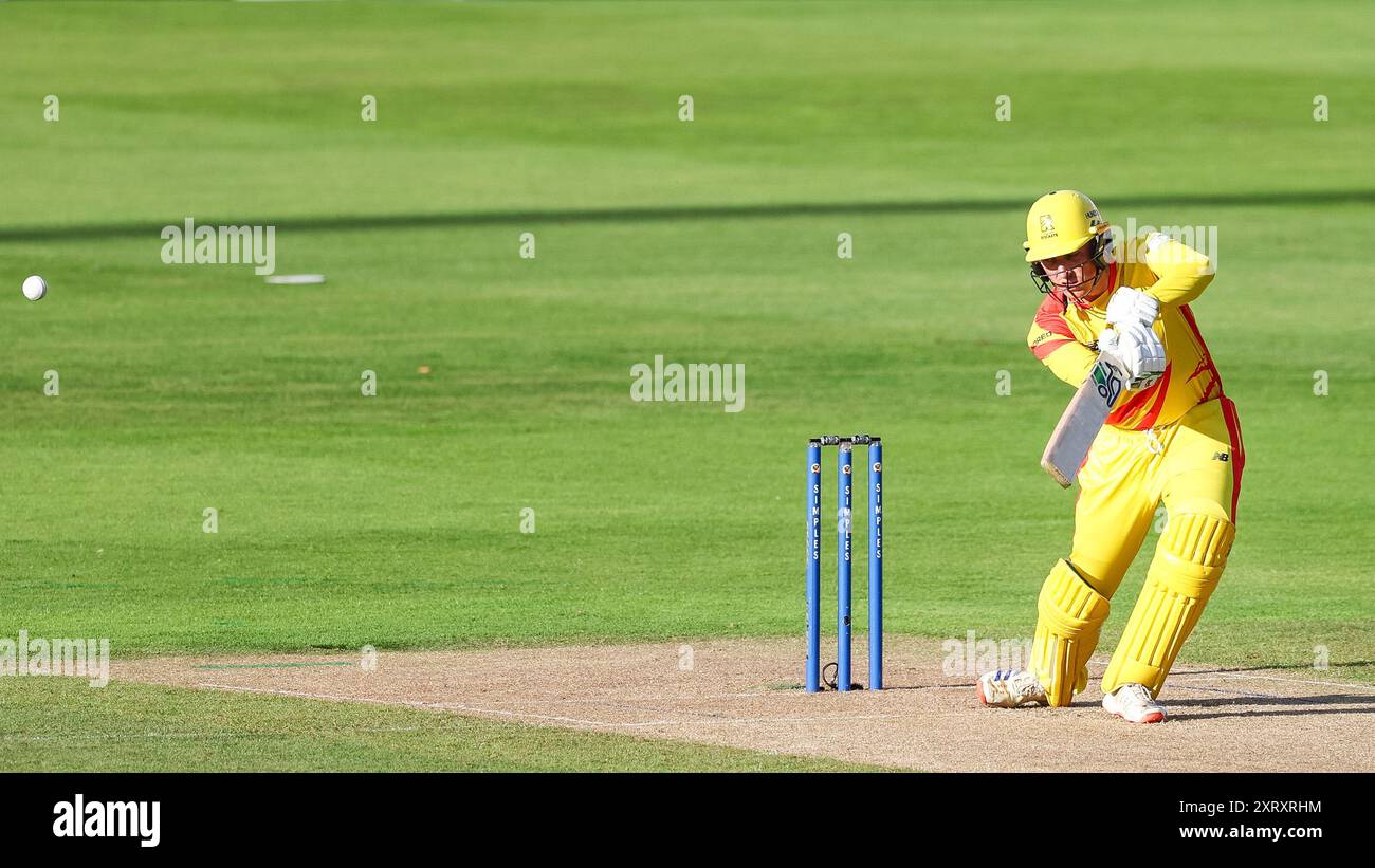 Tom Banton of Trent Rockets in action with the bat during The Hundred ...