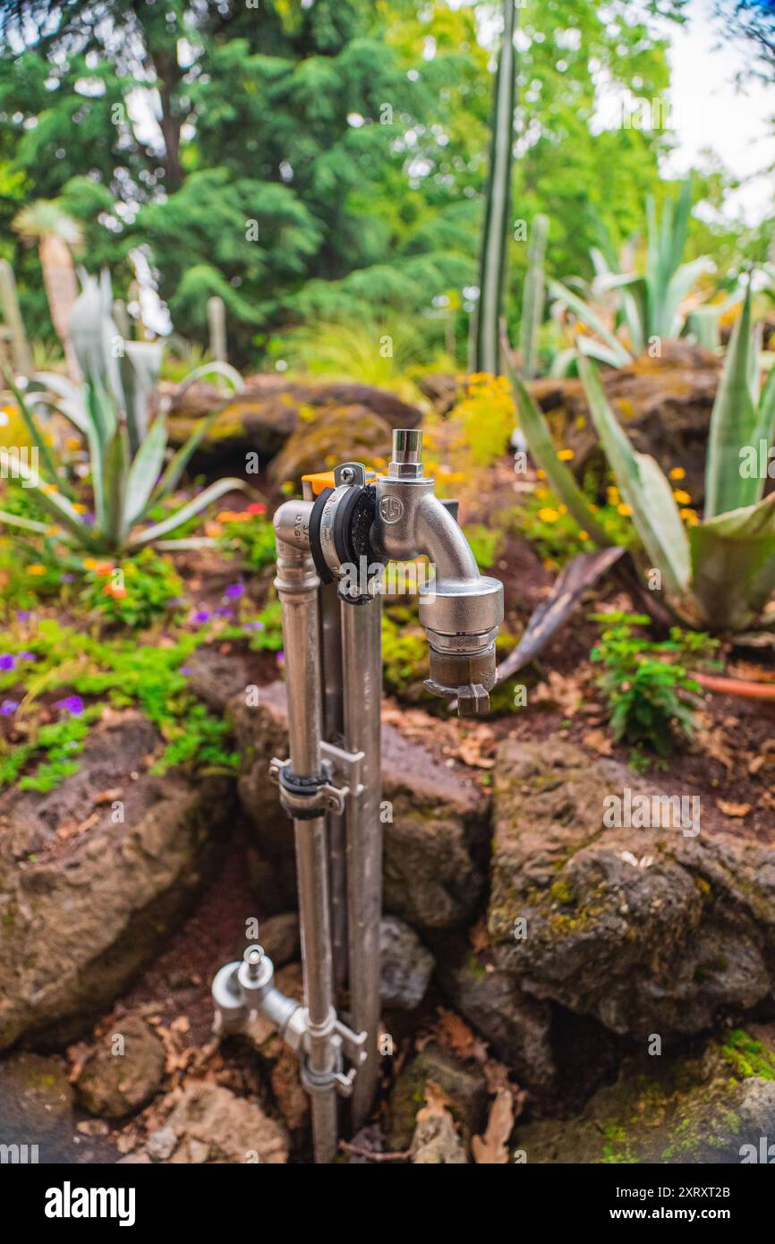Garden water tap hi-res stock photography and images - Alamy