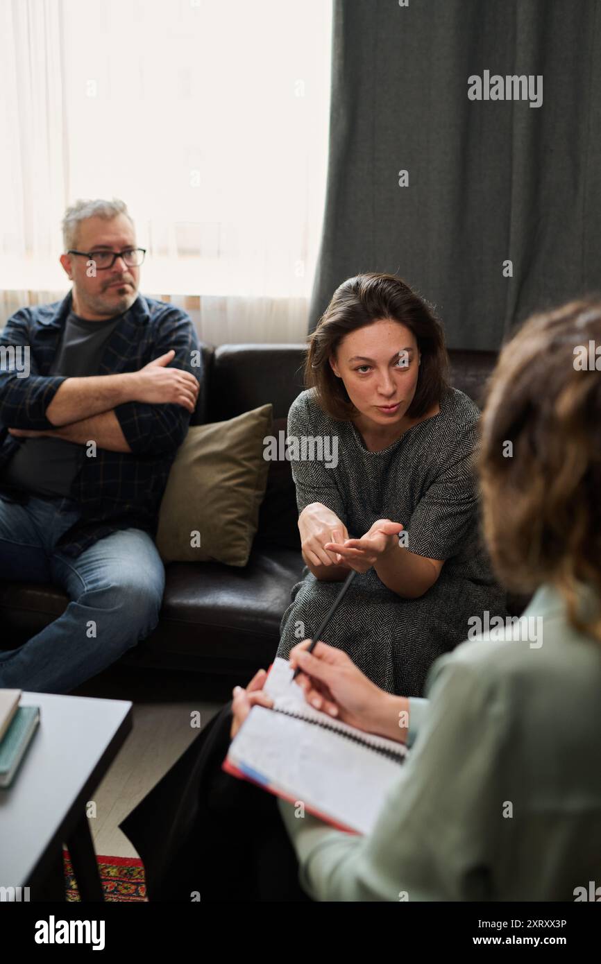 Team discussing ideas during hi-res stock photography and images - Alamy