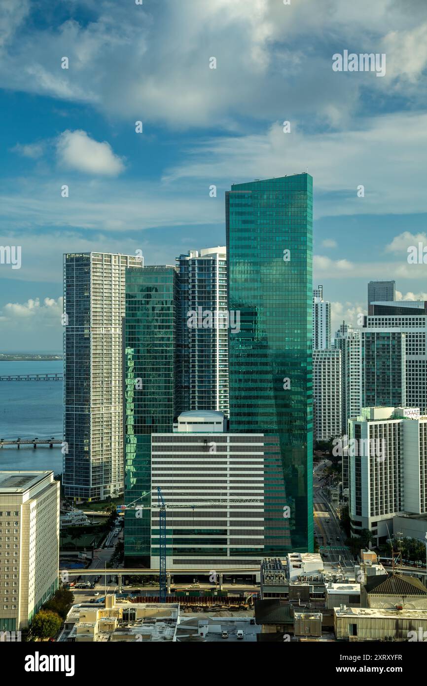 Aerial downtown miami florida hi-res stock photography and images - Alamy