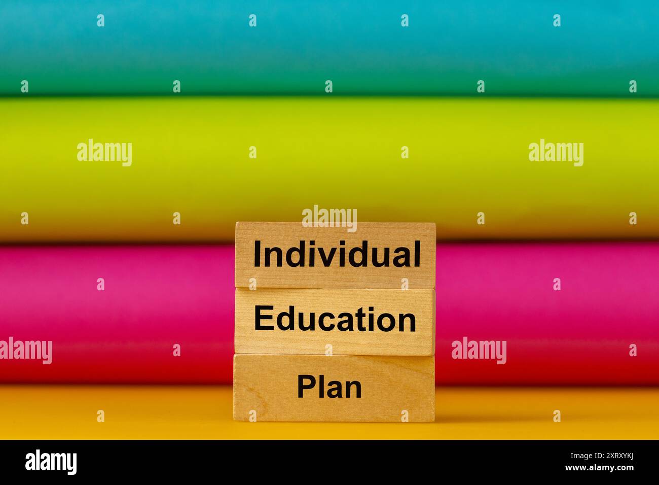 individual education plan. IEP symbol, Business concept. Words written ...