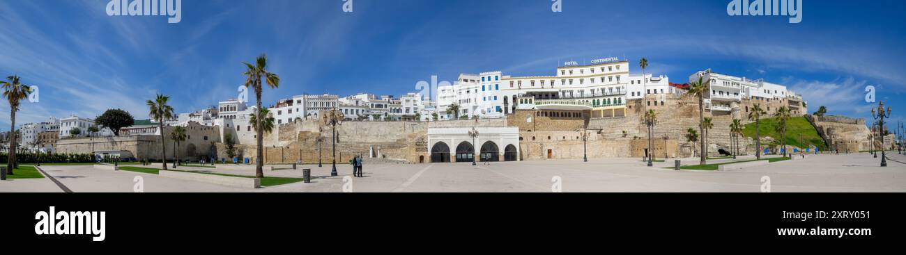 Tangier city wall with the medina behind Stock Photo - Alamy
