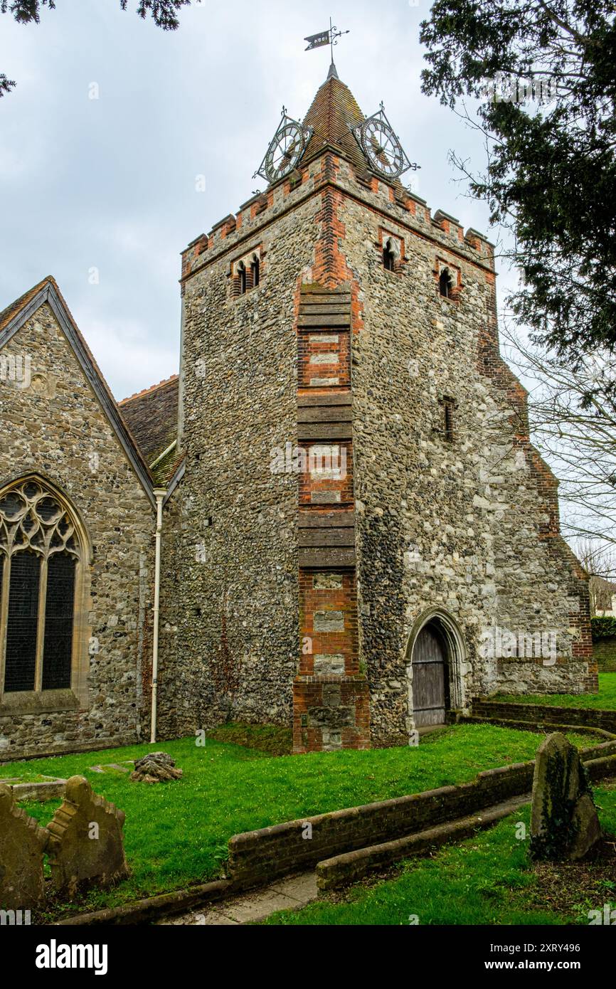 St John the Baptist Church, High Street, Halling, Kent Stock Photo - Alamy