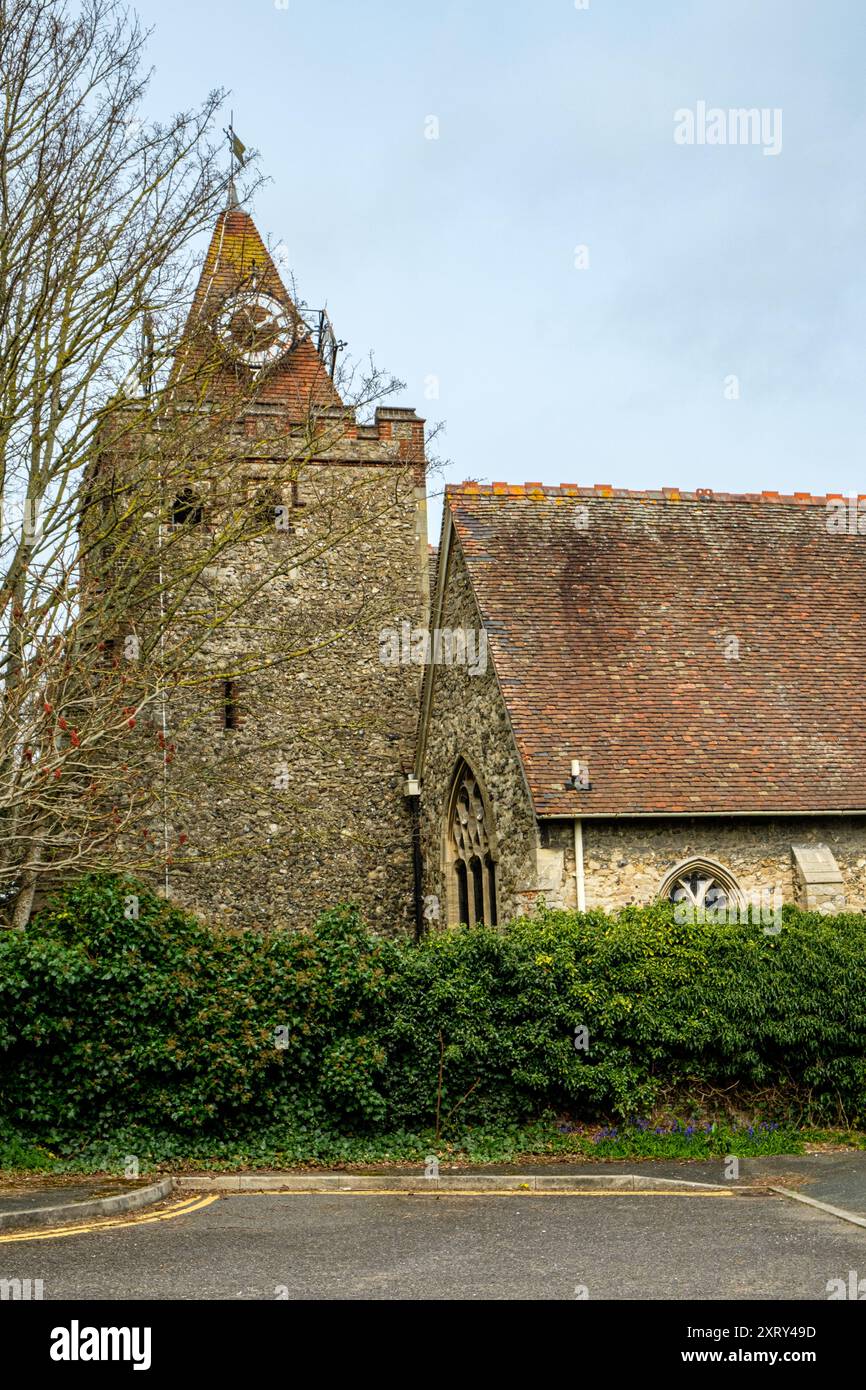 St John the Baptist Church, High Street, Halling, Kent Stock Photo - Alamy