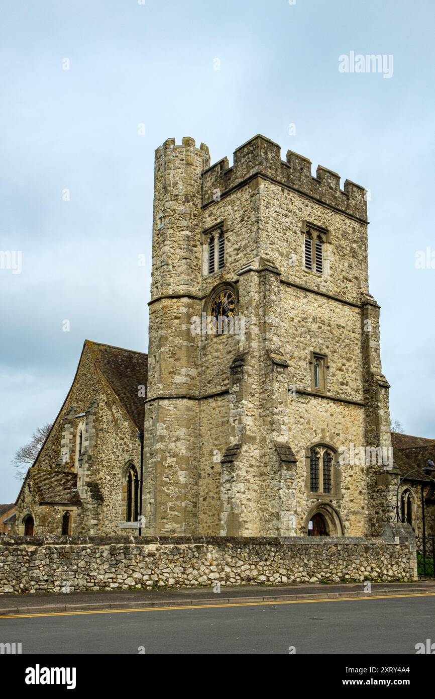 Grade i listed 12th century all saints church building hi-res stock ...