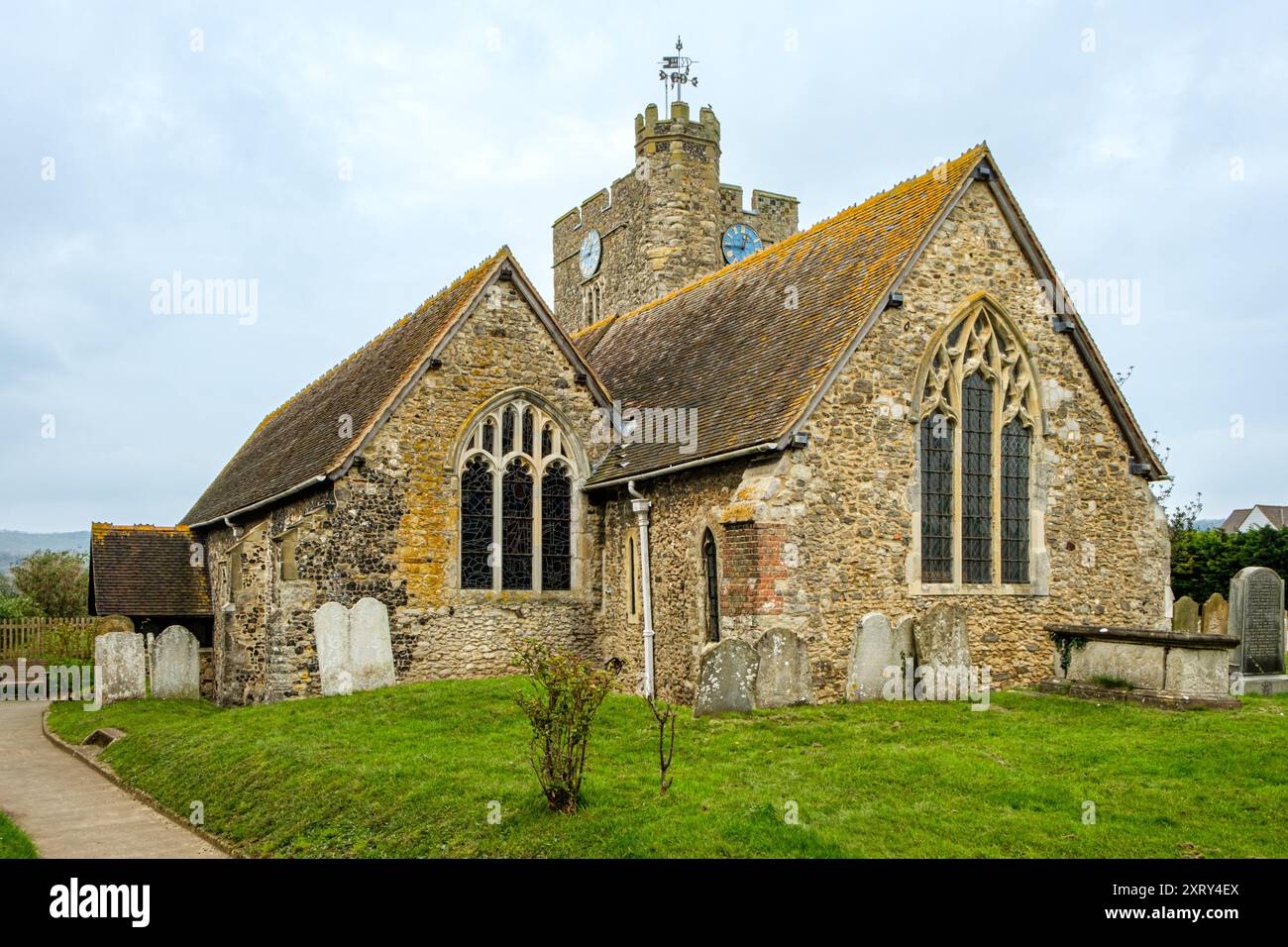 All Saints Church, High Street, Wouldham, Kent Stock Photo - Alamy