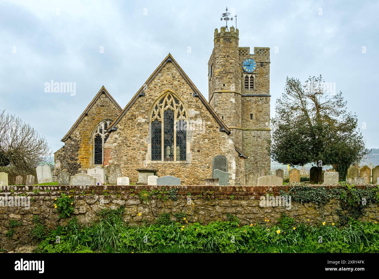 All Saints Church, High Street, Wouldham, Kent Stock Photo - Alamy