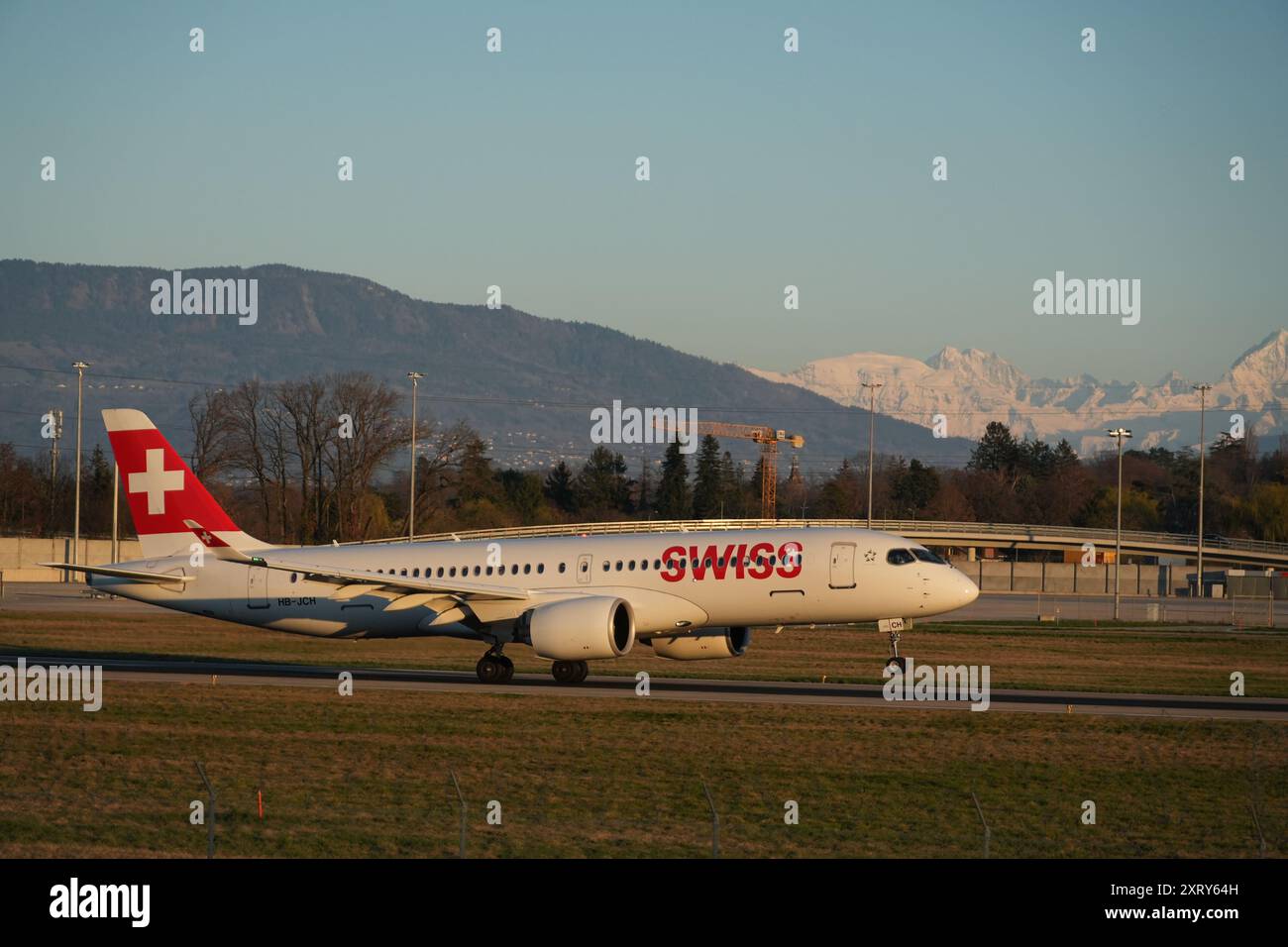 Geneva airport winter hi-res stock photography and images - Alamy