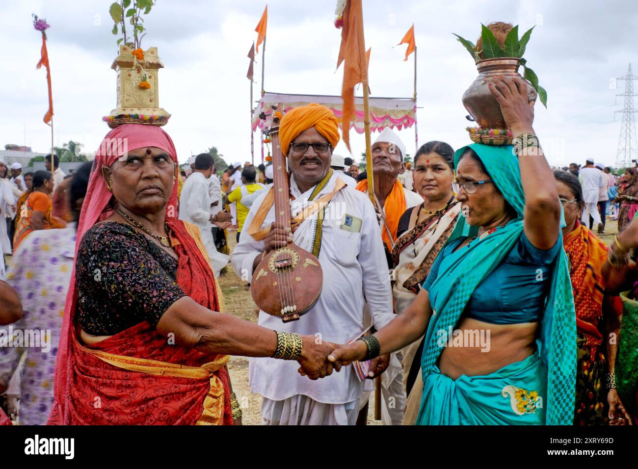 12 July 2024, Sadashivnagar, Solapur, India , Dnyaneshwar Mauli Ringan ...