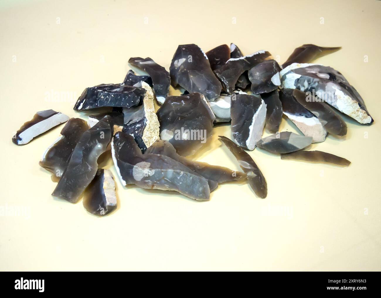 Prehistoric tools from stone age hi-res stock photography and images ...