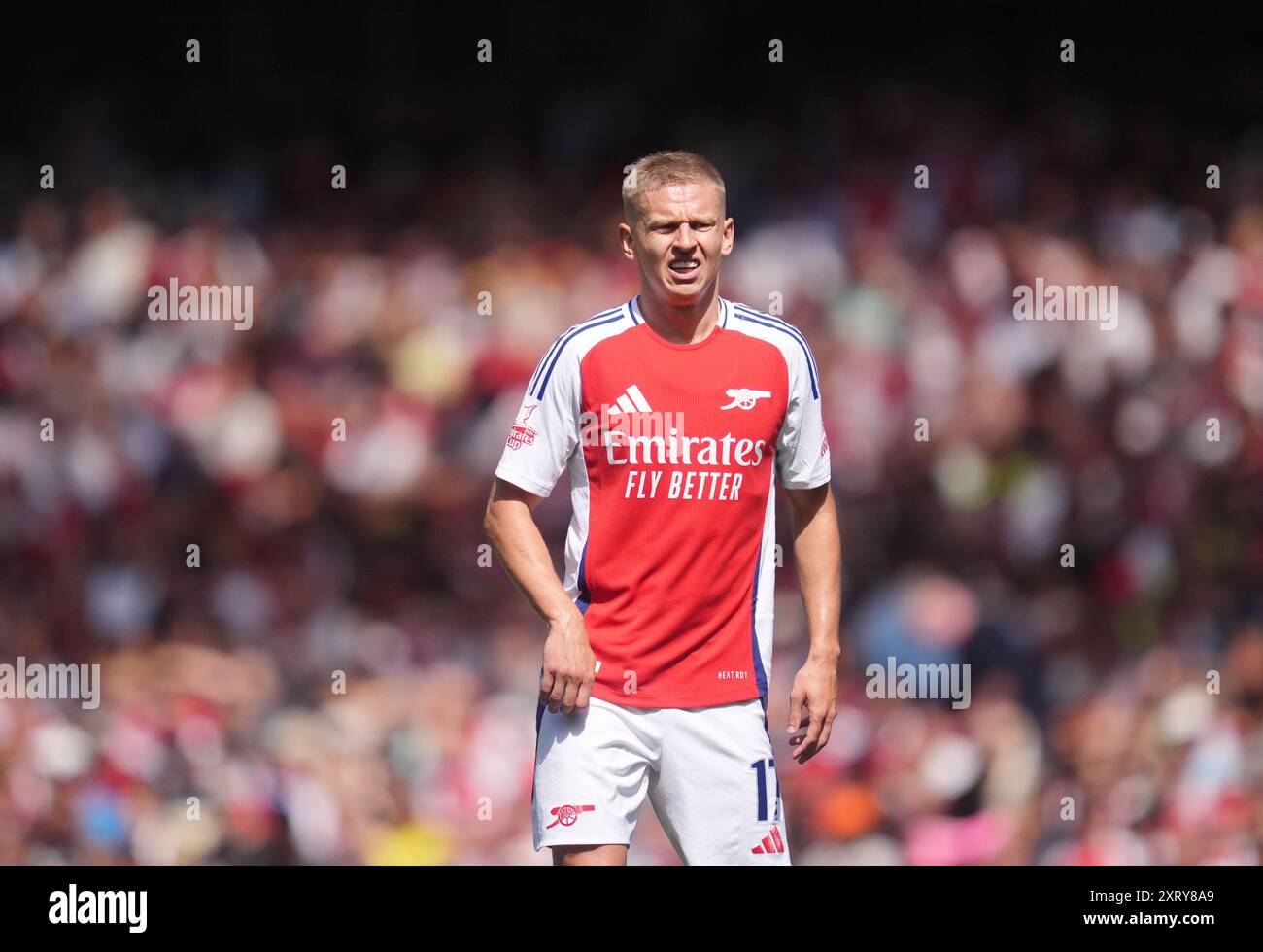 Arsenal's Alex Zinchenko during the pre-season friendly match at the ...