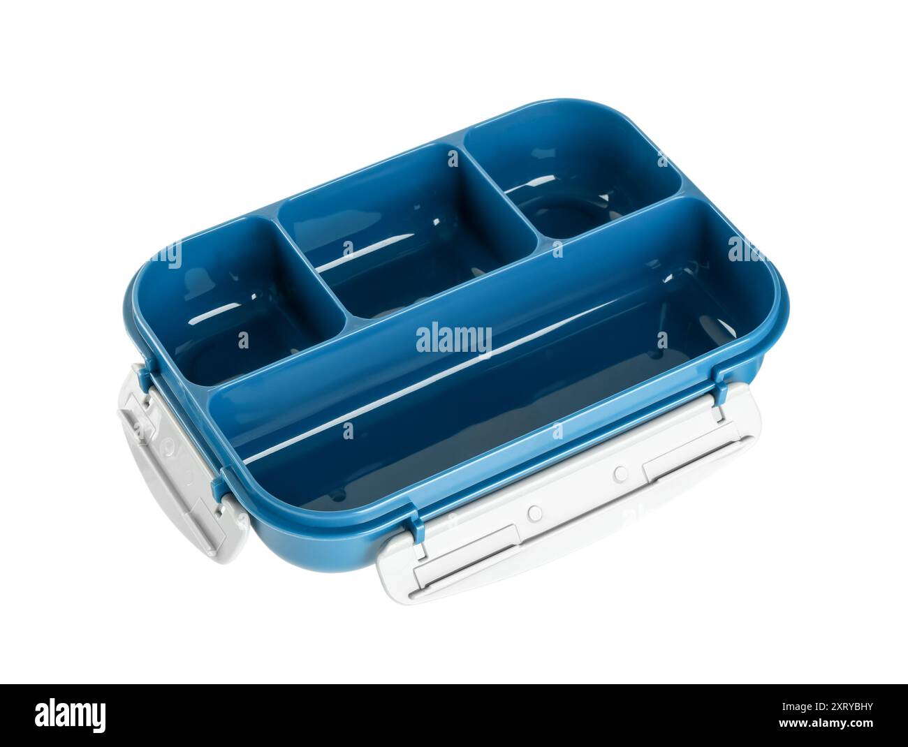 Empty plastic lunch box isolated on white Stock Photo - Alamy