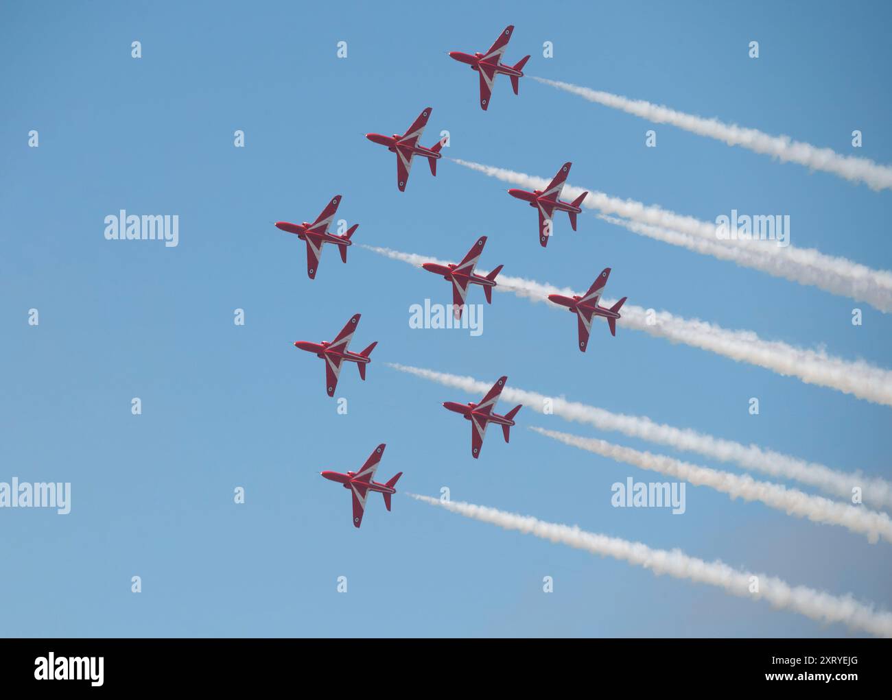 The Red Arrows at Blackpool Air Show, Opening the event at 2pm ...