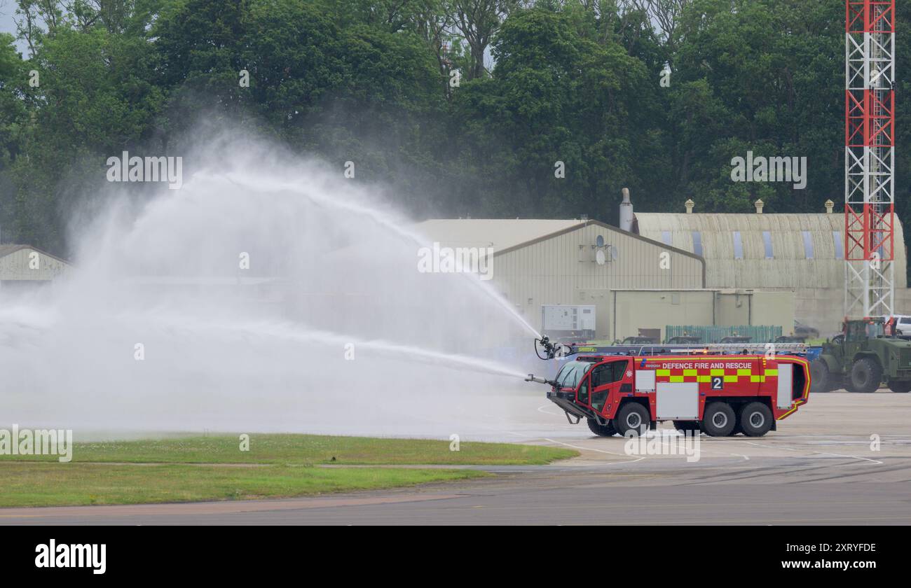 Defence Fire and Rescue Service functional checks on departures day at ...
