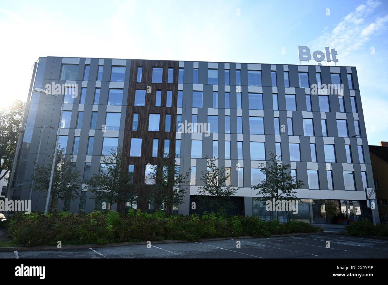 Tallinn, Estonia - July 25, 2024: Bolt HQ building in Tallinn. Bolt is ...