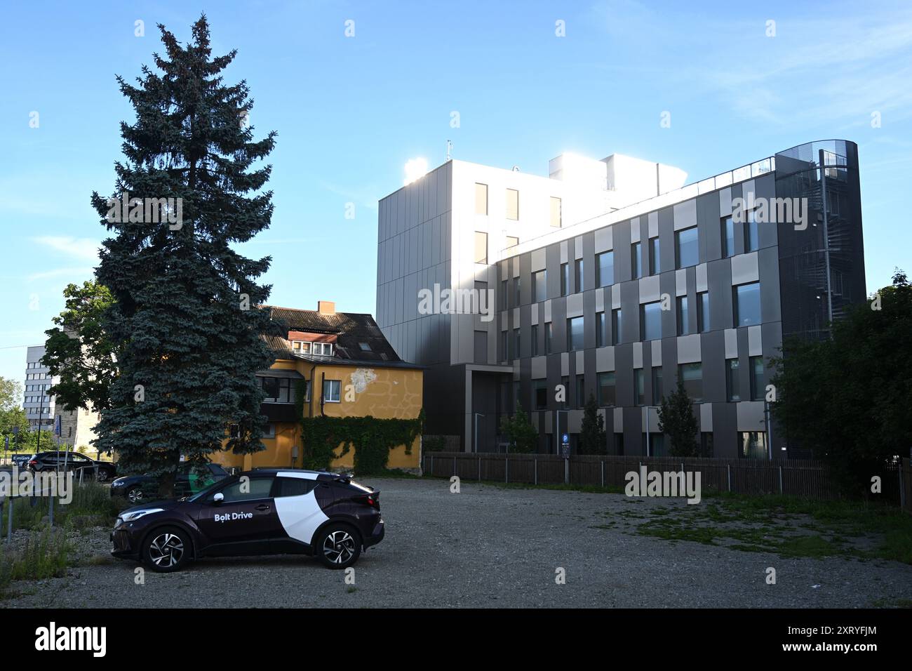Tallinn, Estonia - July 25, 2024: Bolt HQ building in Tallinn. Bolt is ...