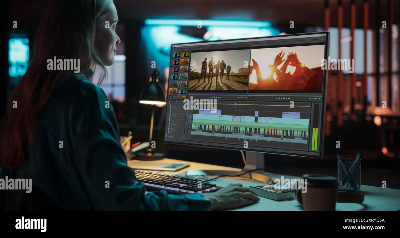 Ai video editor hi-res stock photography and images - Alamy