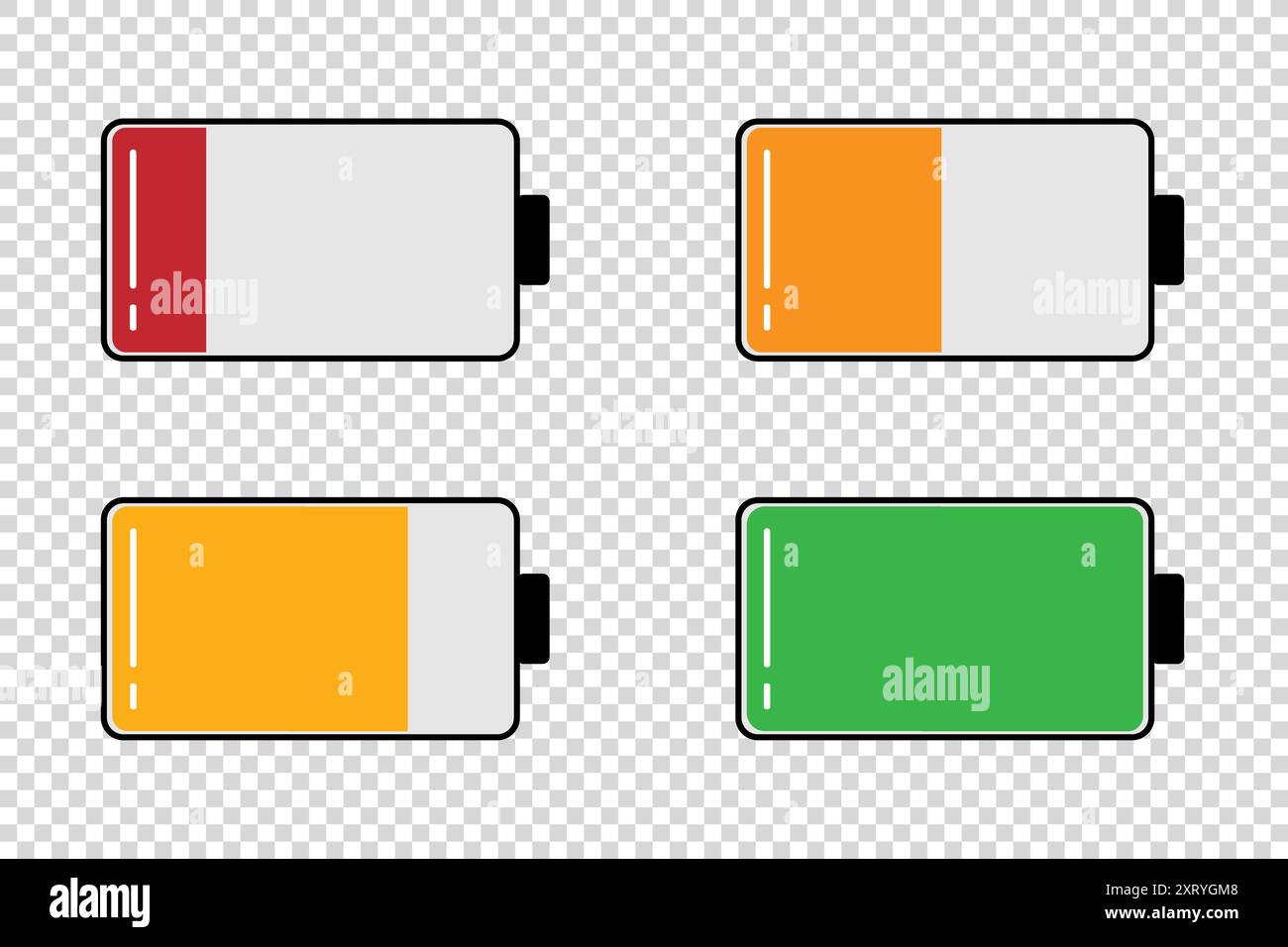 Battery charge level. Vector illustration Stock Vector Image & Art - Alamy