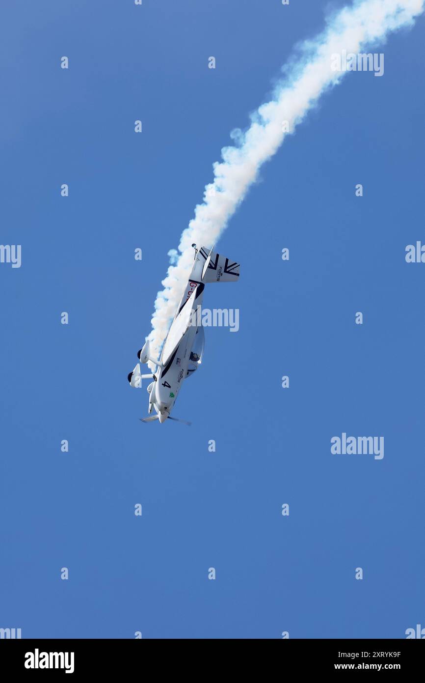 The Ravens aerobatic display team flying at the Blackpool Air Show ...