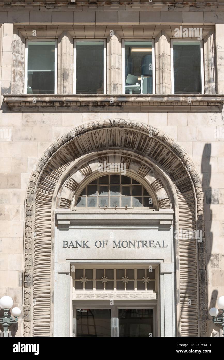 historic branch of BMO Bank of Montreal (1910) located at 2 Queen ...