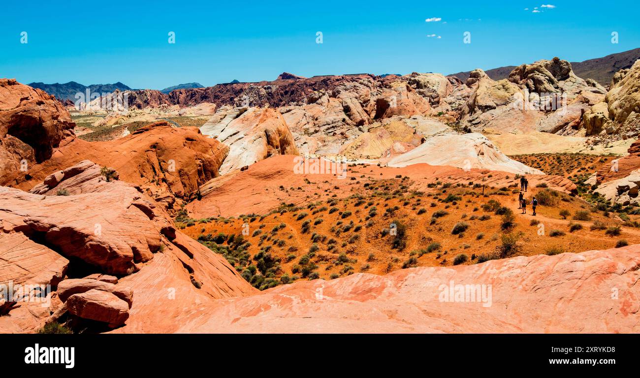 Fire Canyon Overlook, Valley of Fire State Park, Mojave Desert, Nevada ...