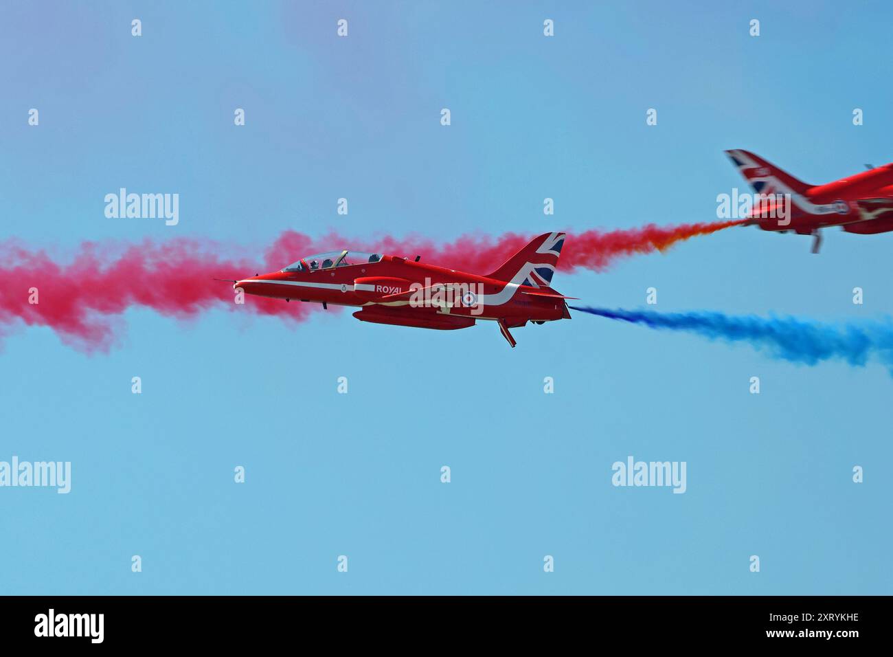 The Red Arrows at Blackpool Air Show - August 2024 Stock Photo - Alamy