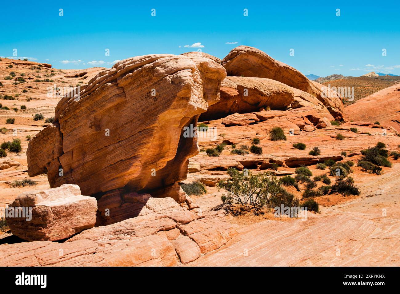 Fire Canyon Overlook, Valley of Fire State Park, Mojave Desert, Nevada ...