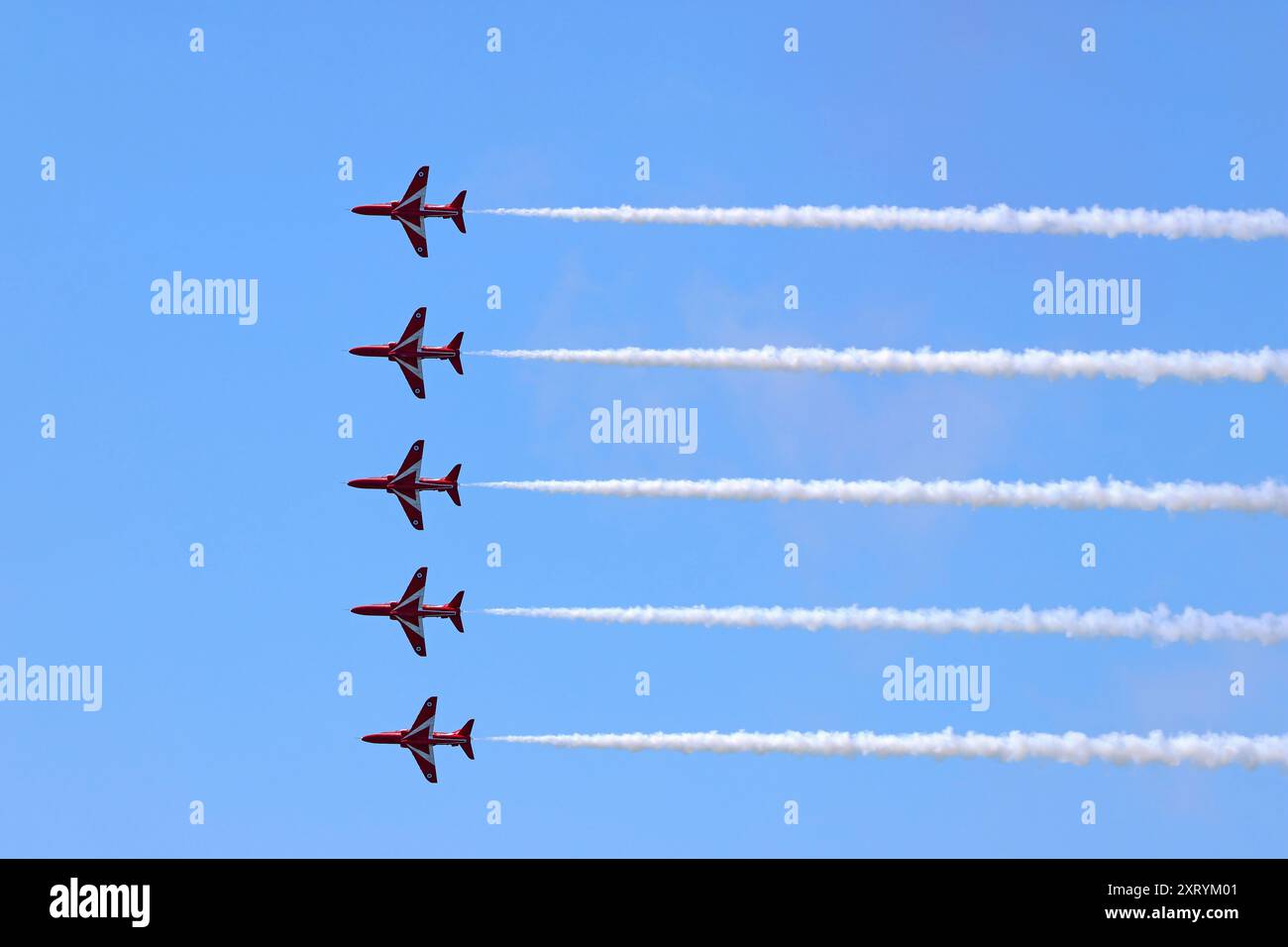 The Red Arrows at Blackpool Air Show - August 2024 Stock Photo - Alamy
