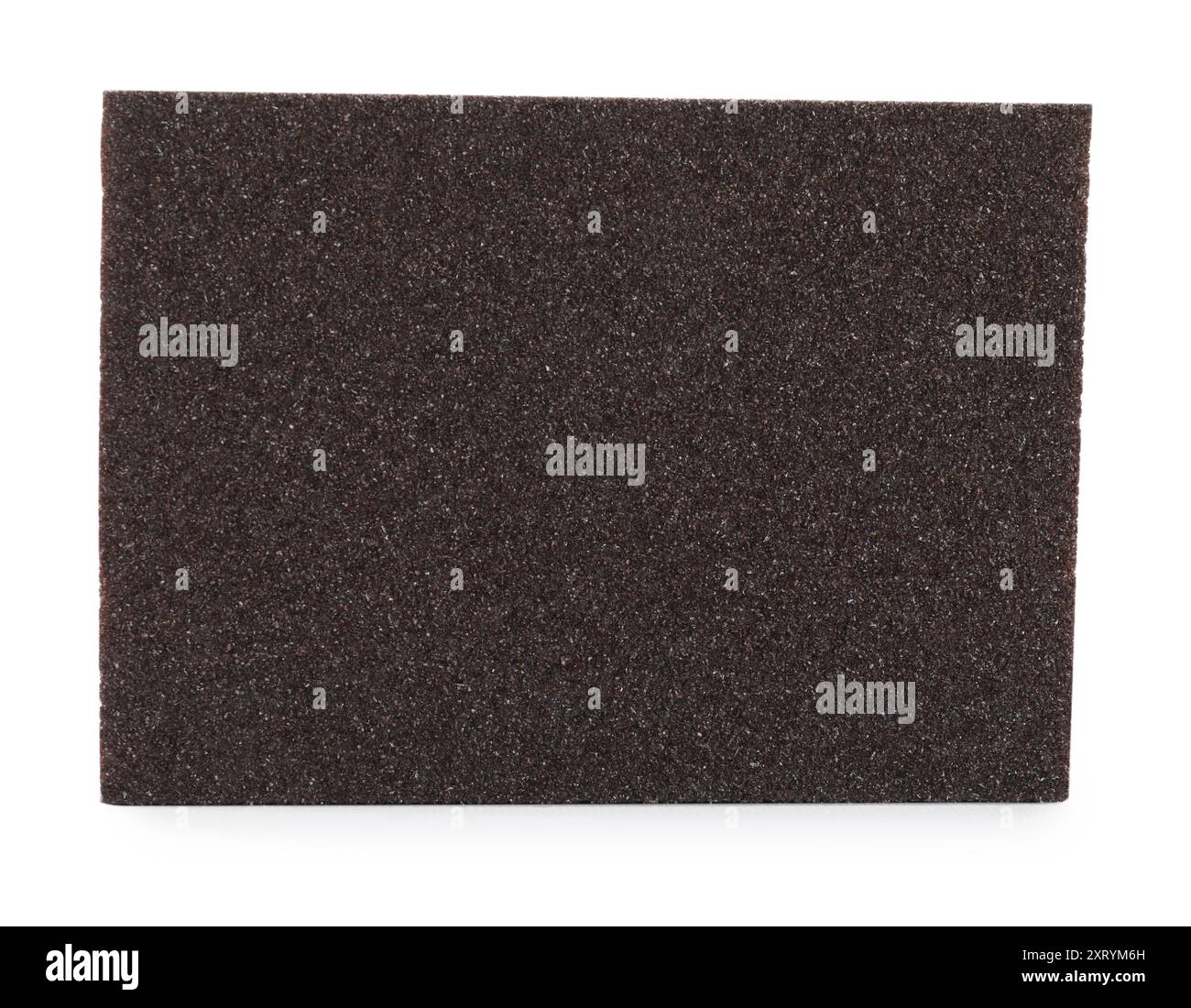 One sheet of sandpaper isolated on white Stock Photo - Alamy