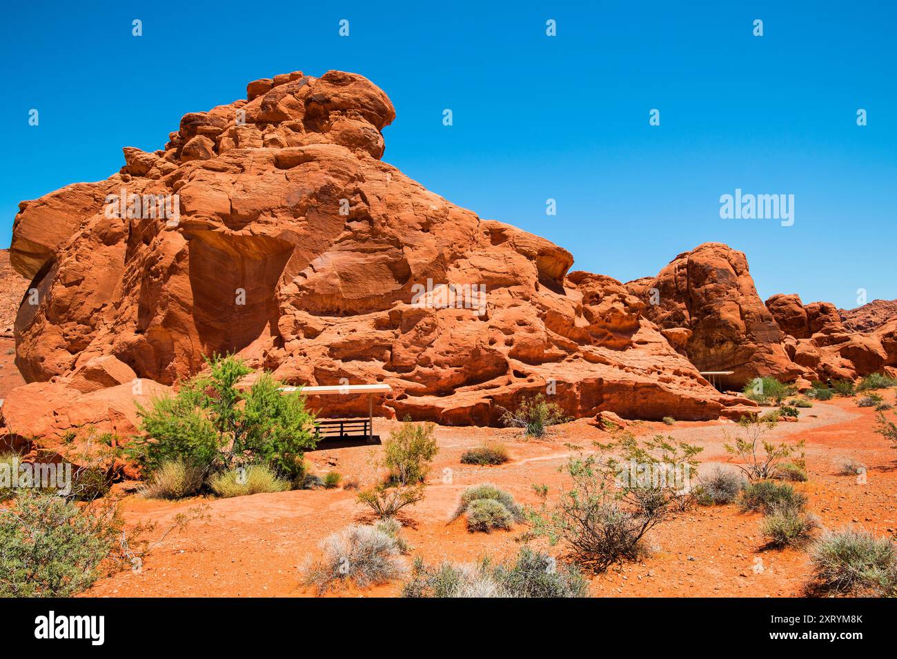 Seven Sisters at Valley of Fire State Park is a group of seven tall ...