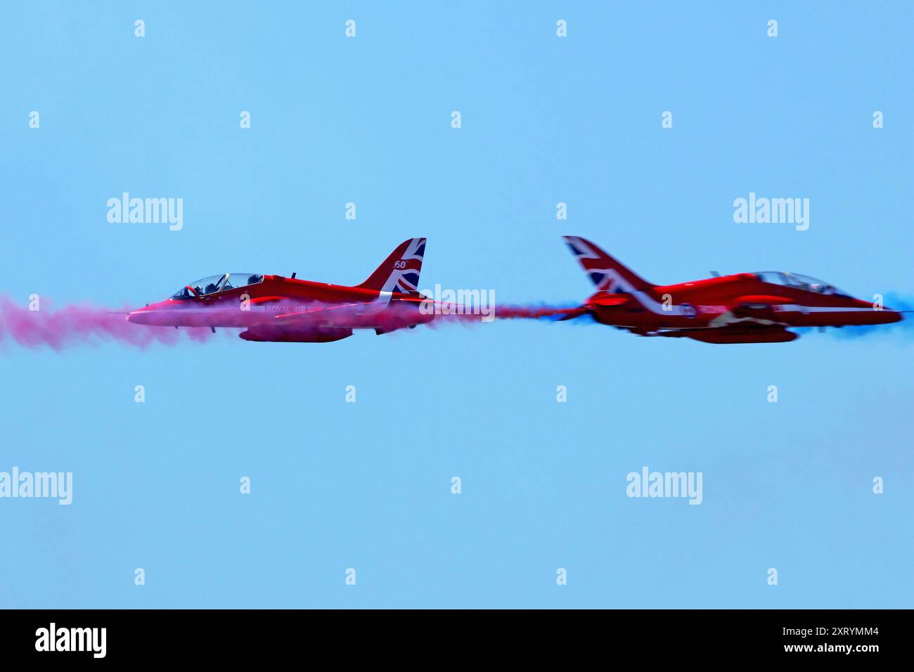 The Red Arrows at Blackpool Air Show - August 2024 Stock Photo - Alamy