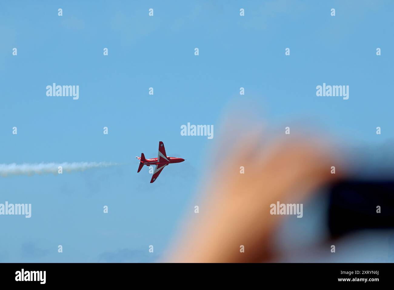 The Red Arrows at Blackpool Air Show - August 2024 Stock Photo - Alamy