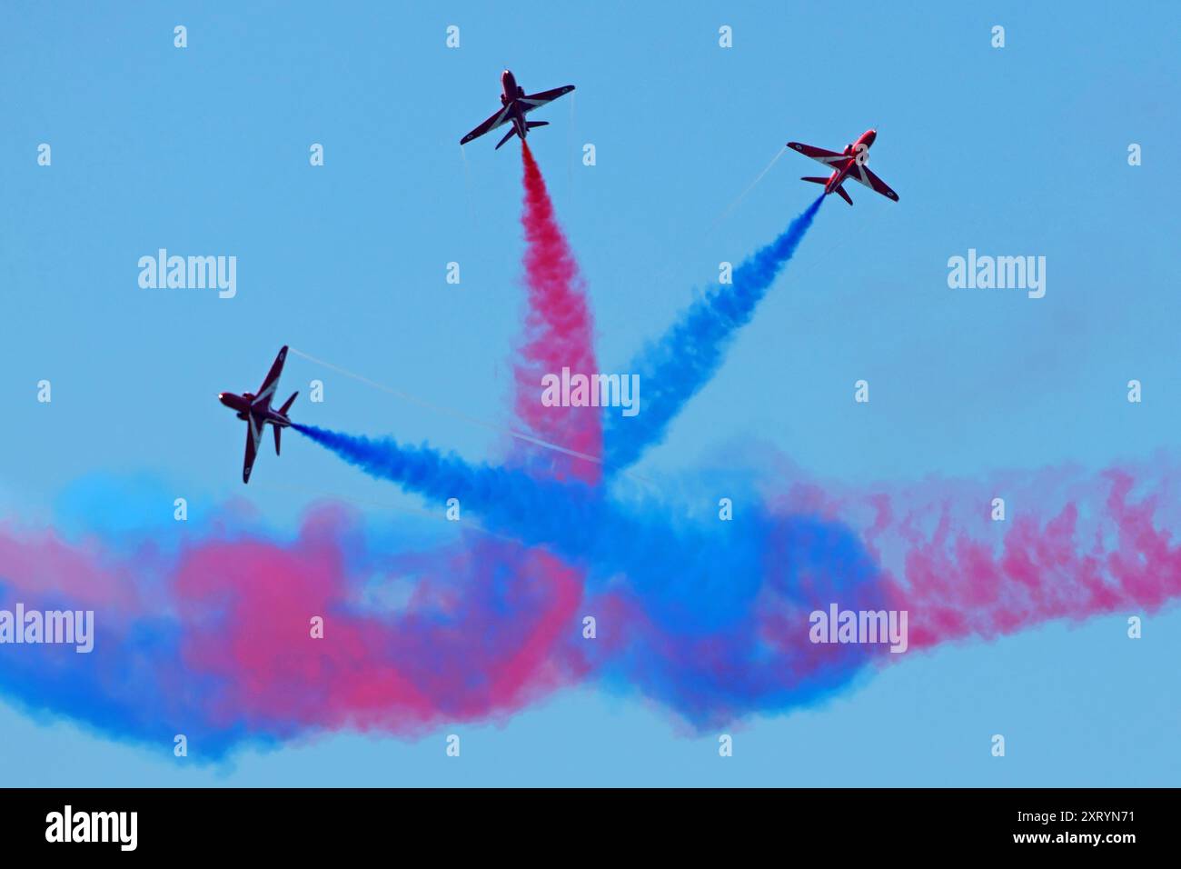 The Red Arrows at Blackpool Air Show - August 2024 Stock Photo - Alamy