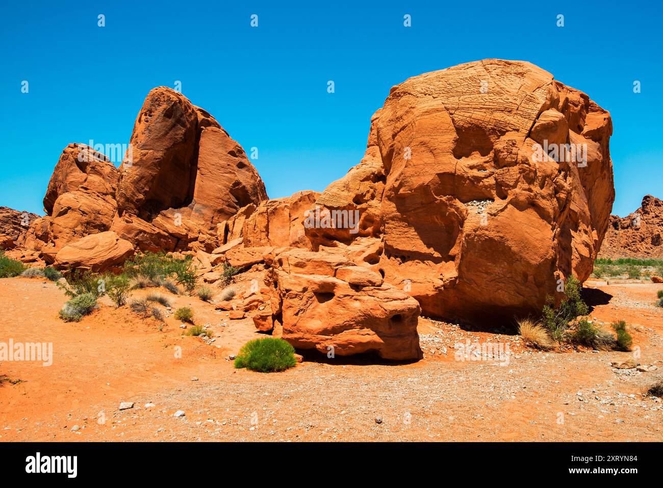 Seven Sisters at Valley of Fire State Park is a group of seven tall ...
