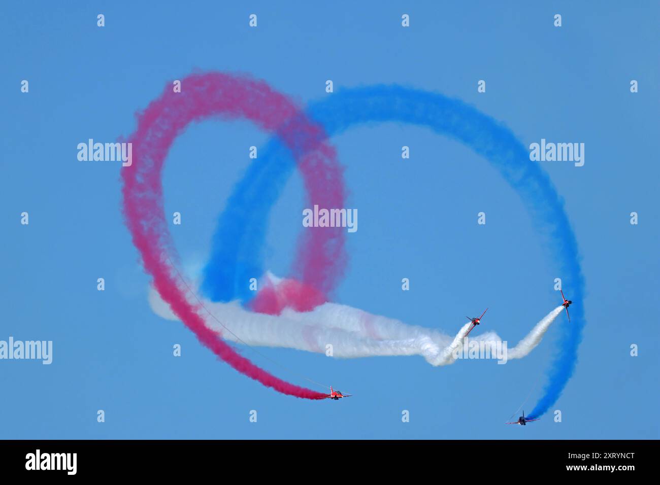 The Red Arrows at Blackpool Air Show - August 2024 Stock Photo - Alamy