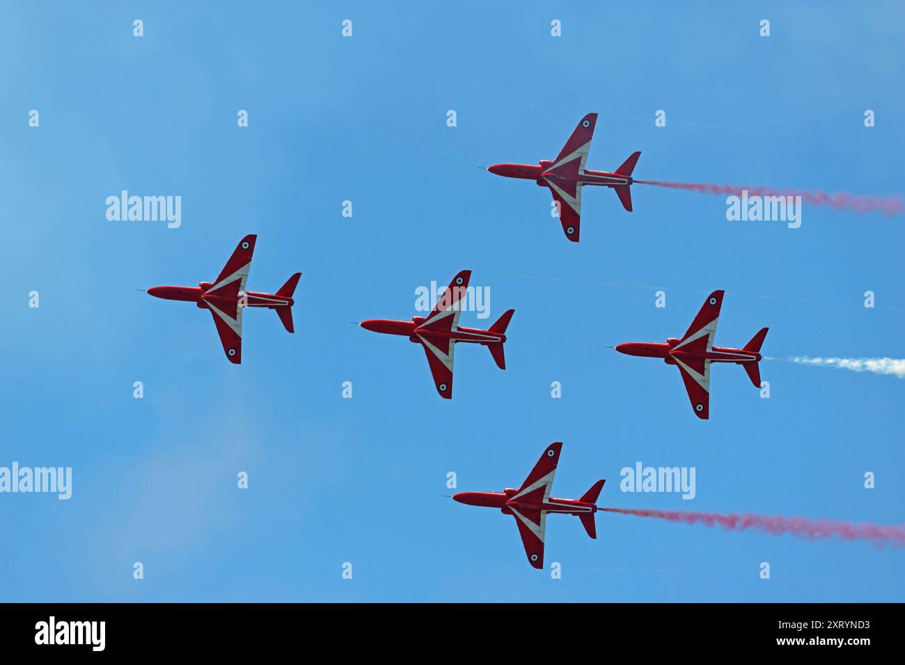 The Red Arrows at Blackpool Air Show - August 2024 Stock Photo - Alamy