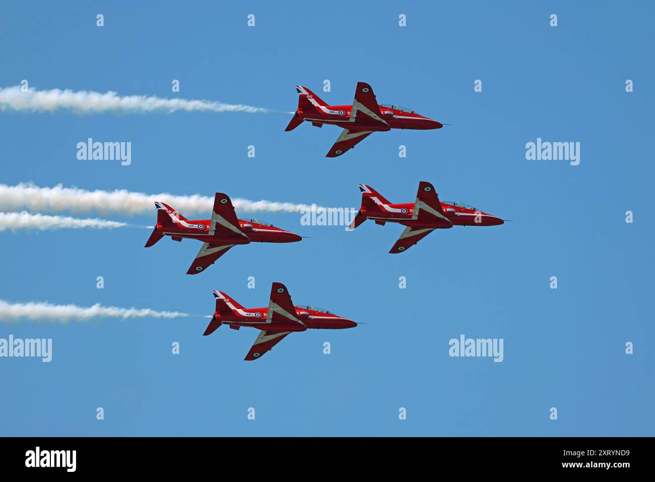 The Red Arrows at Blackpool Air Show - August 2024 Stock Photo - Alamy