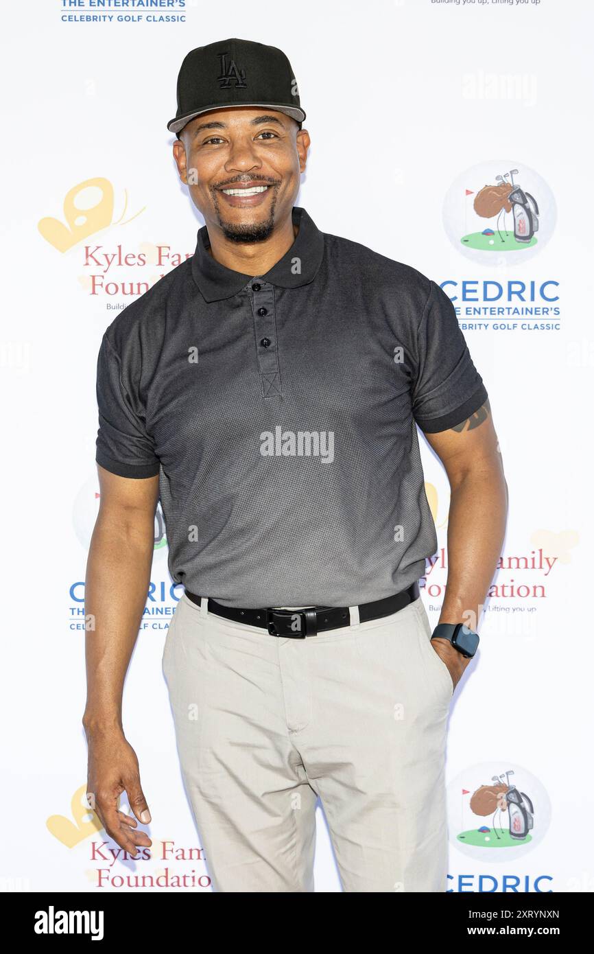 Derrex Brady attends the arrivals of Cedric the Entertainer’s Celebrity ...