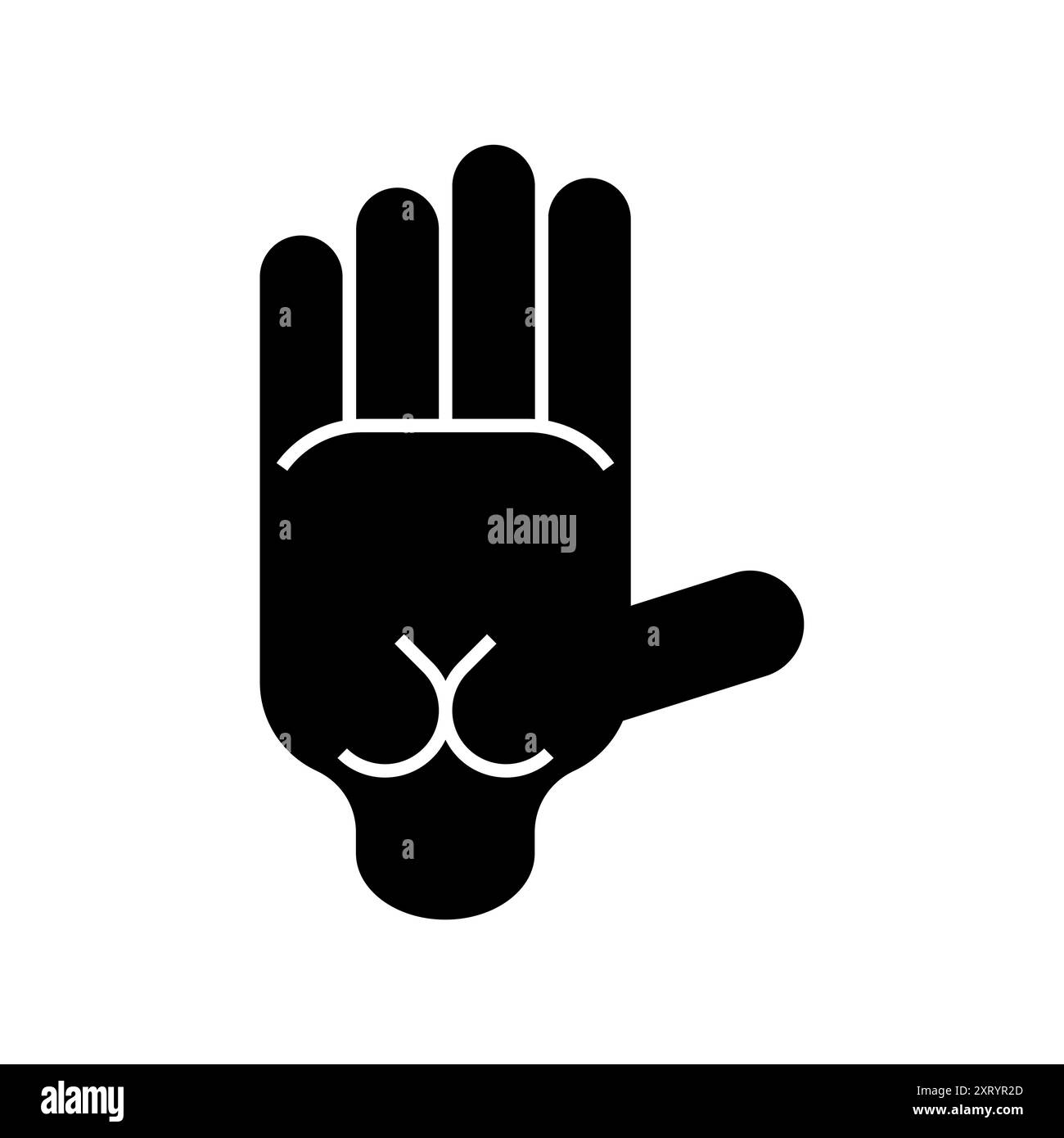 fist paper sign isolated in hand games rock paper, scissors sign set ...