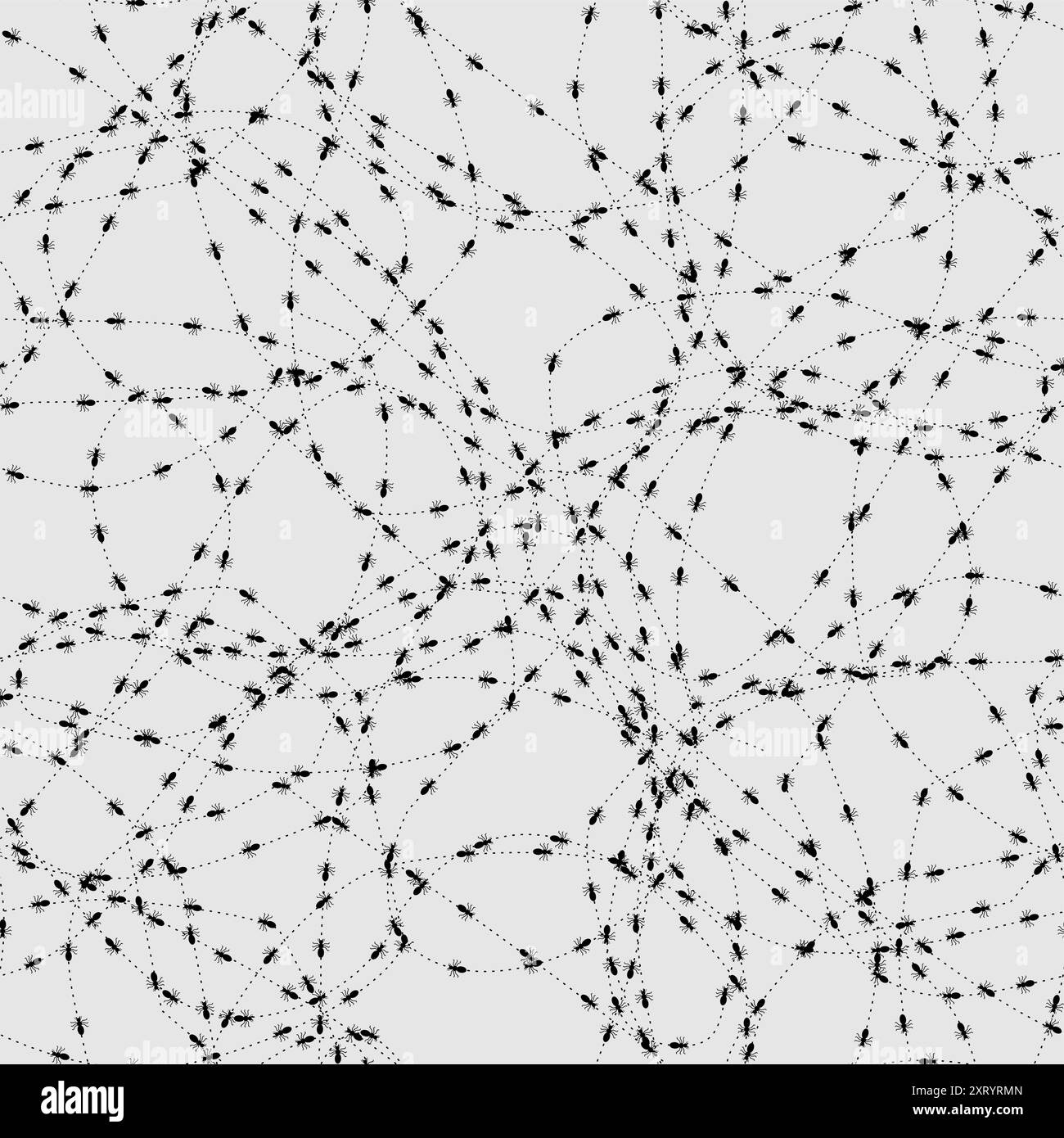 Ants pattern seamless. Ant background. Anthill texture. Ornament of ...