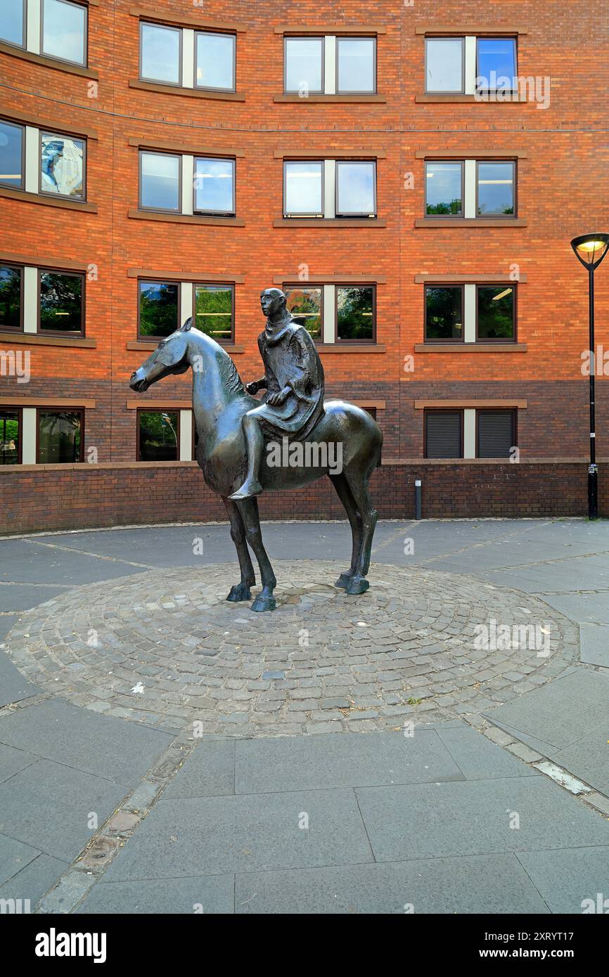 Cloaked Horseman by David Backhouse. (1984) Man on horse, life-size ...
