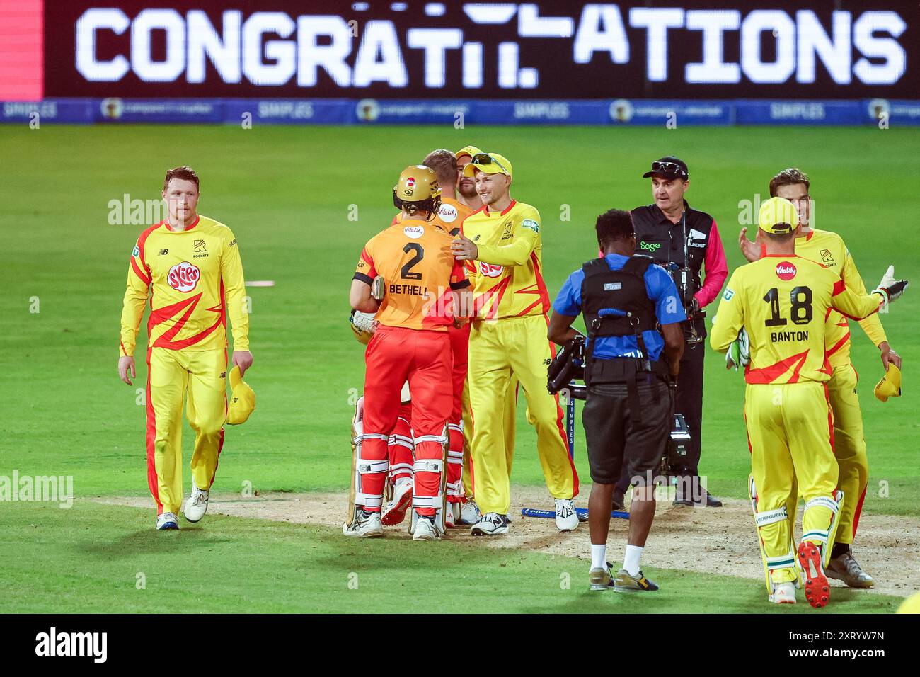 Birmingham, UK. 12th Aug, 2024. #2, Jacob Bethell of Birmingham Phoenix ...