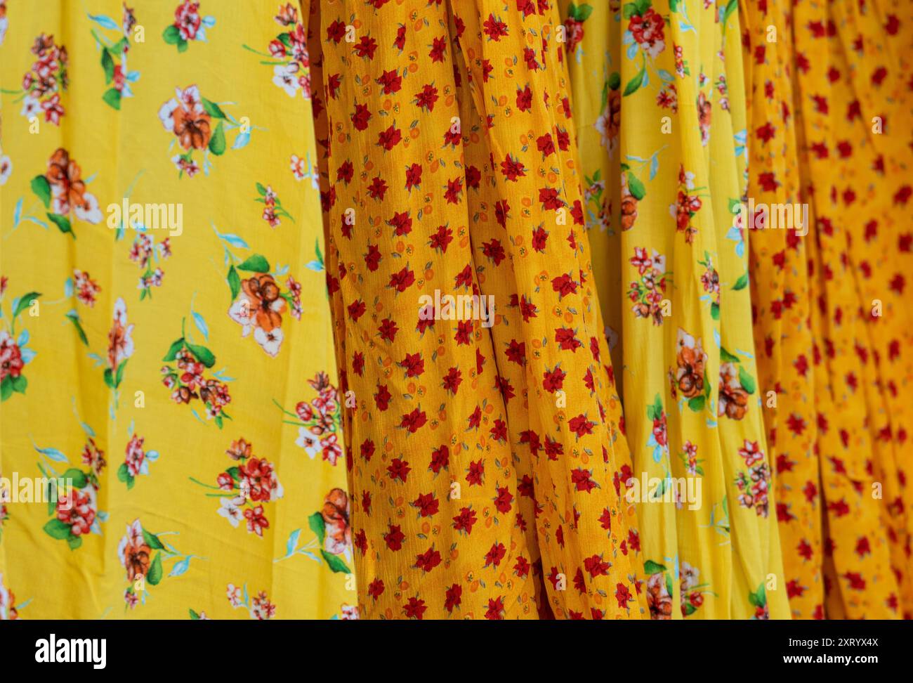 Summertime Dresses in Orange and Yellow: Pattern and Texture at Local ...