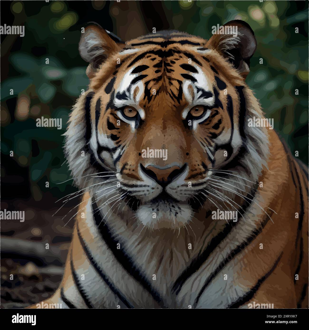 Tiger Vector Art Illustrations Stock Vector Image & Art - Alamy