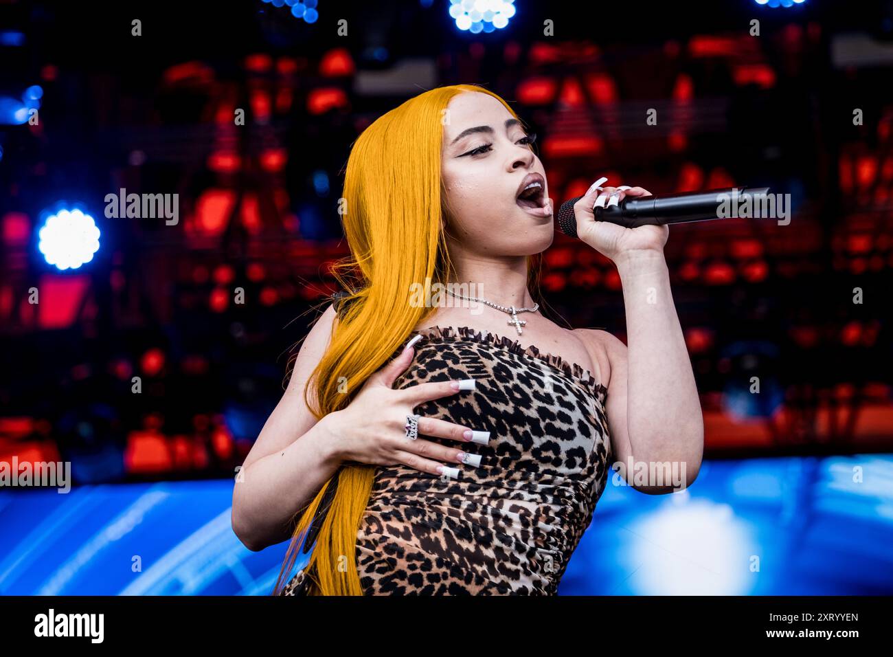 Roskilde, Denmark. 04th, July 2024. The American rapper and singer Ice ...