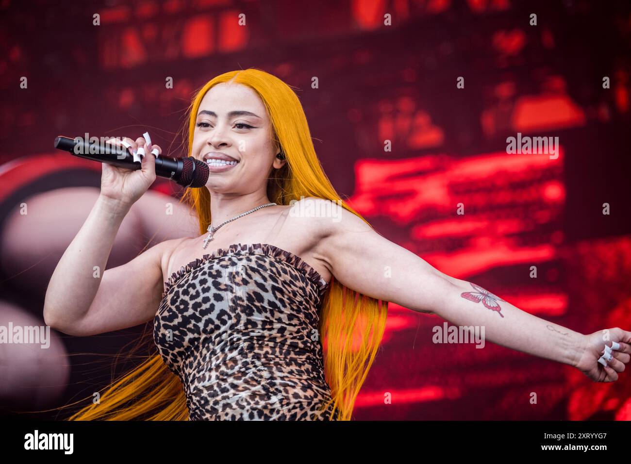 Roskilde, Denmark. 04th, July 2024. The American rapper and singer Ice ...