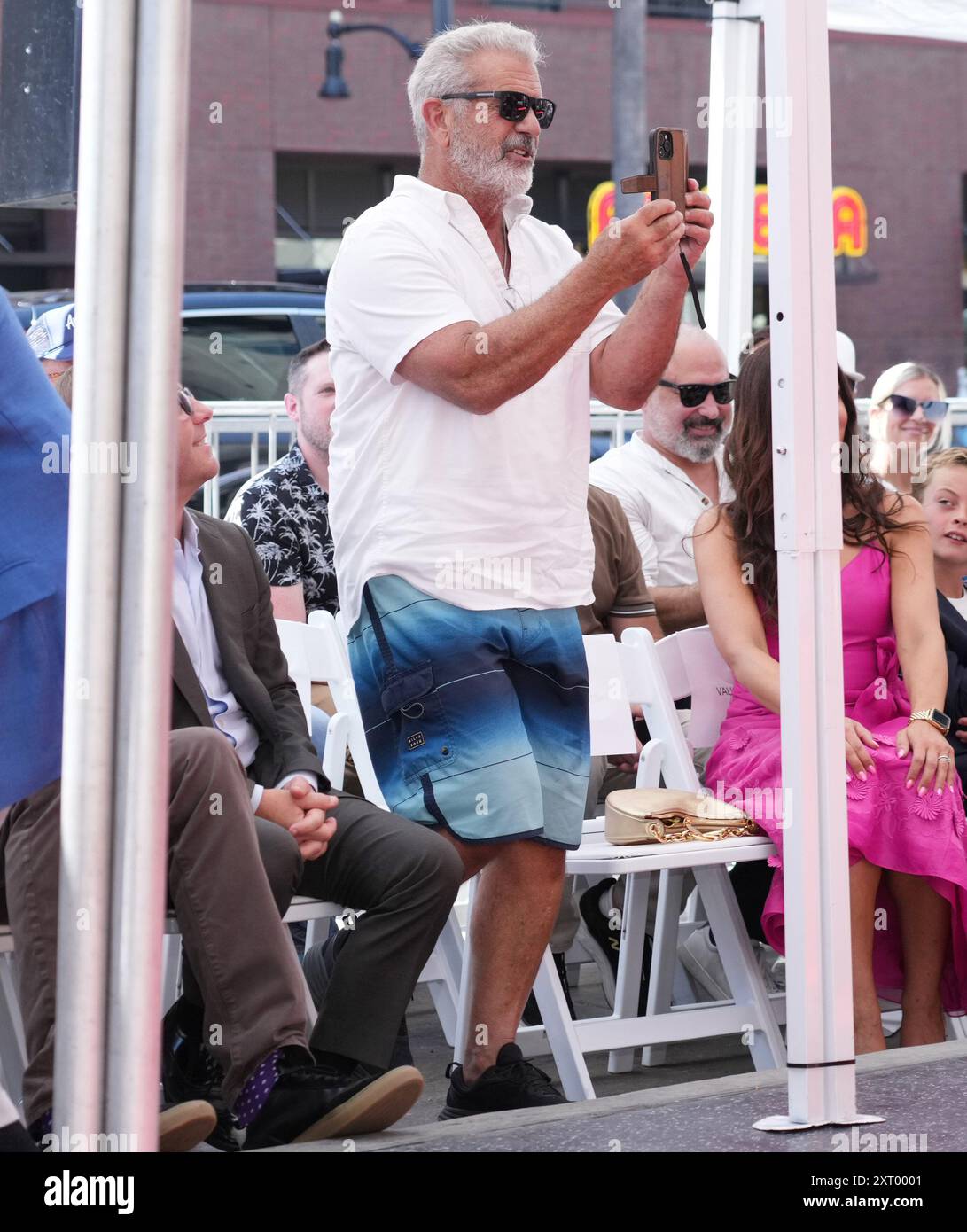 Los Angeles, USA. 12th Aug, 2024. Mel Gibson at the Vince Vaughn ...